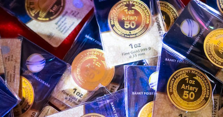 La pièce d’or de 50 ariary mise en vente à 12 millions d’ariary ...